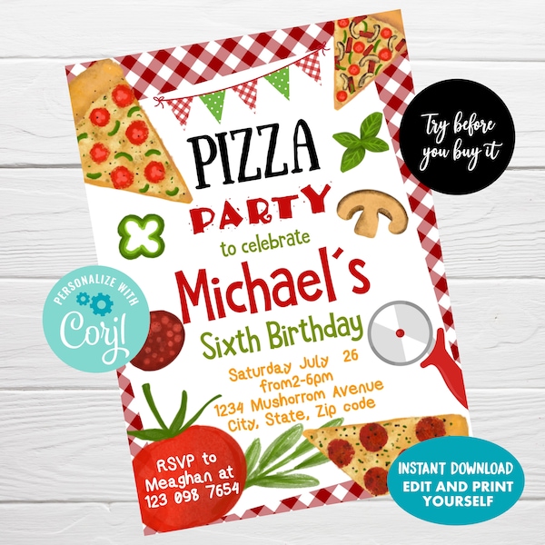 School Pizza Party - Etsy