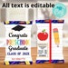 Editable End of the School Year Preschool Pre-k Kindergarten Graduation ...