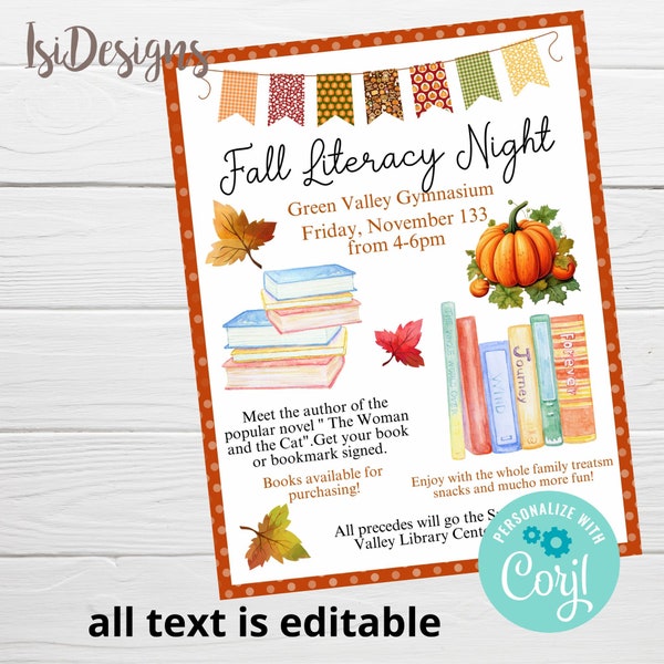 Author Night Invitation - Etsy