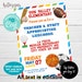 Teacher and Staff Appreciation Luncheon Editable Invitation, Instant ...