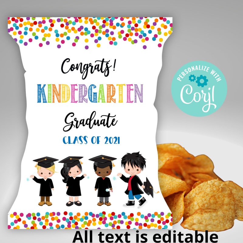 Graduation Chip Bags - Etsy