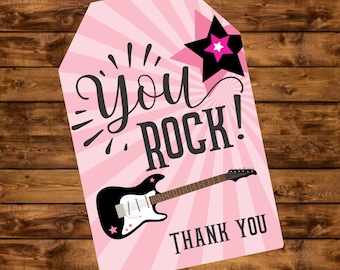 Rock Star Thank You | Etsy