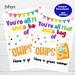 You're All That and a Bag of Chips Gift Tag Printable Appreciation Tag ...