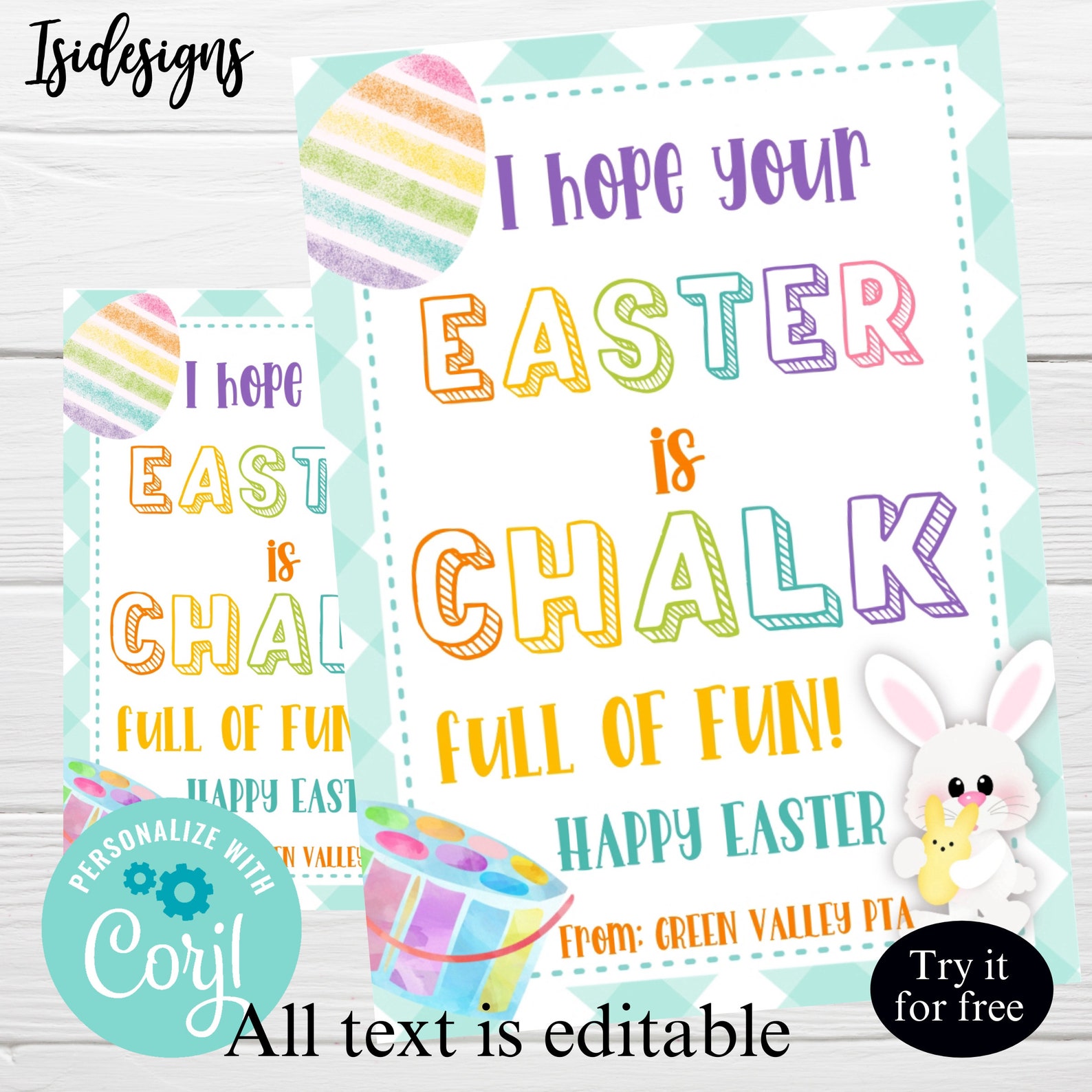 Editable Easter Gift Tags, Hope Your Easter Bubbles With Fun Tags, Kids ...