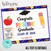 Editable End of the School Year Preschool Pre-k Kindergarten Graduation ...