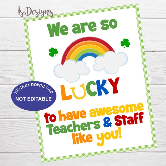 Teacher And Staff Appreciation Sign We Are So Lucky To Have Etsy teacher-and-staff-appreciation-sign-we-are-so-lucky-to-have-etsy