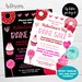 Editable Valentine's Day Bake Sale Flyer, Instant Download, Fundraiser ...