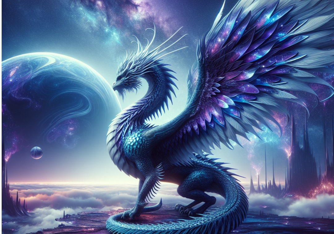 MOUSE PAD - * Blue Winged Dragon * Computer Mousepad NEW Mat Mouse Pad ...