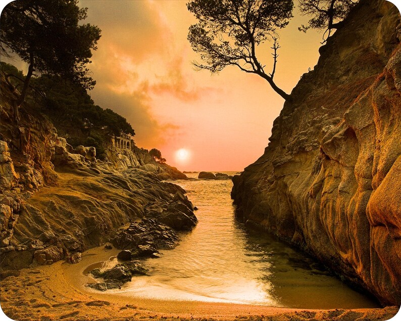 MOUSE PAD Sandy Sunset Computer Mousepad NEW Mat Mouse Pad - Etsy