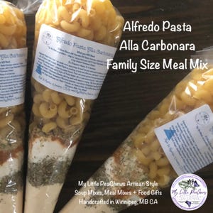 Alfredo Pasta Alla Carbonara Packaged Meal Mix Gourmet Italian Pasta ...