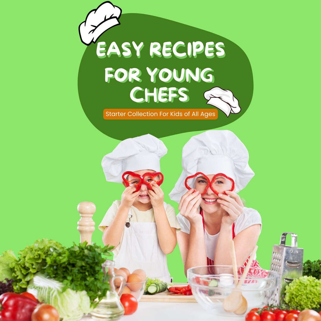 Kids Recipe Booklet - Downloadable Cookbook for Kids, Easy Recipes for ...