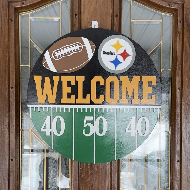 Football Welcome Sign - Etsy