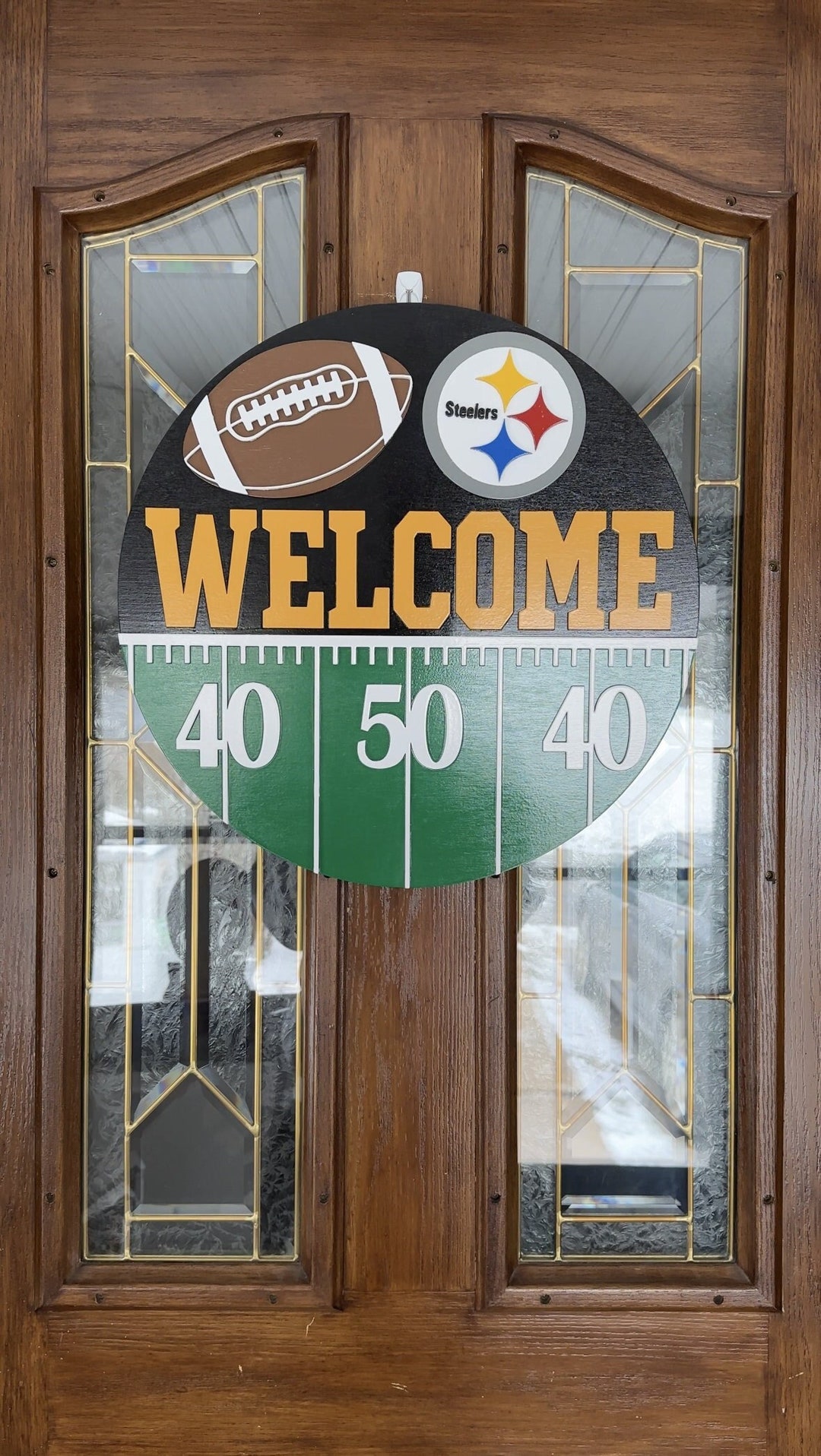 Football Welcome Sign. Door Hanger. Wall Hanger - Etsy