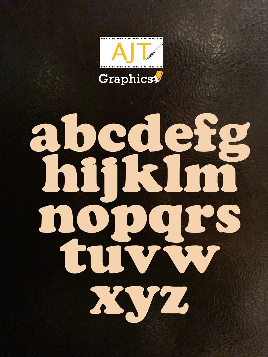 Laser Cut Wooden Lowercase Letters Fridge Magnets - Etsy