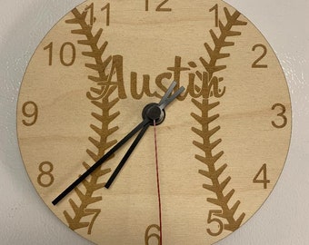 Baseball Clock - Etsy