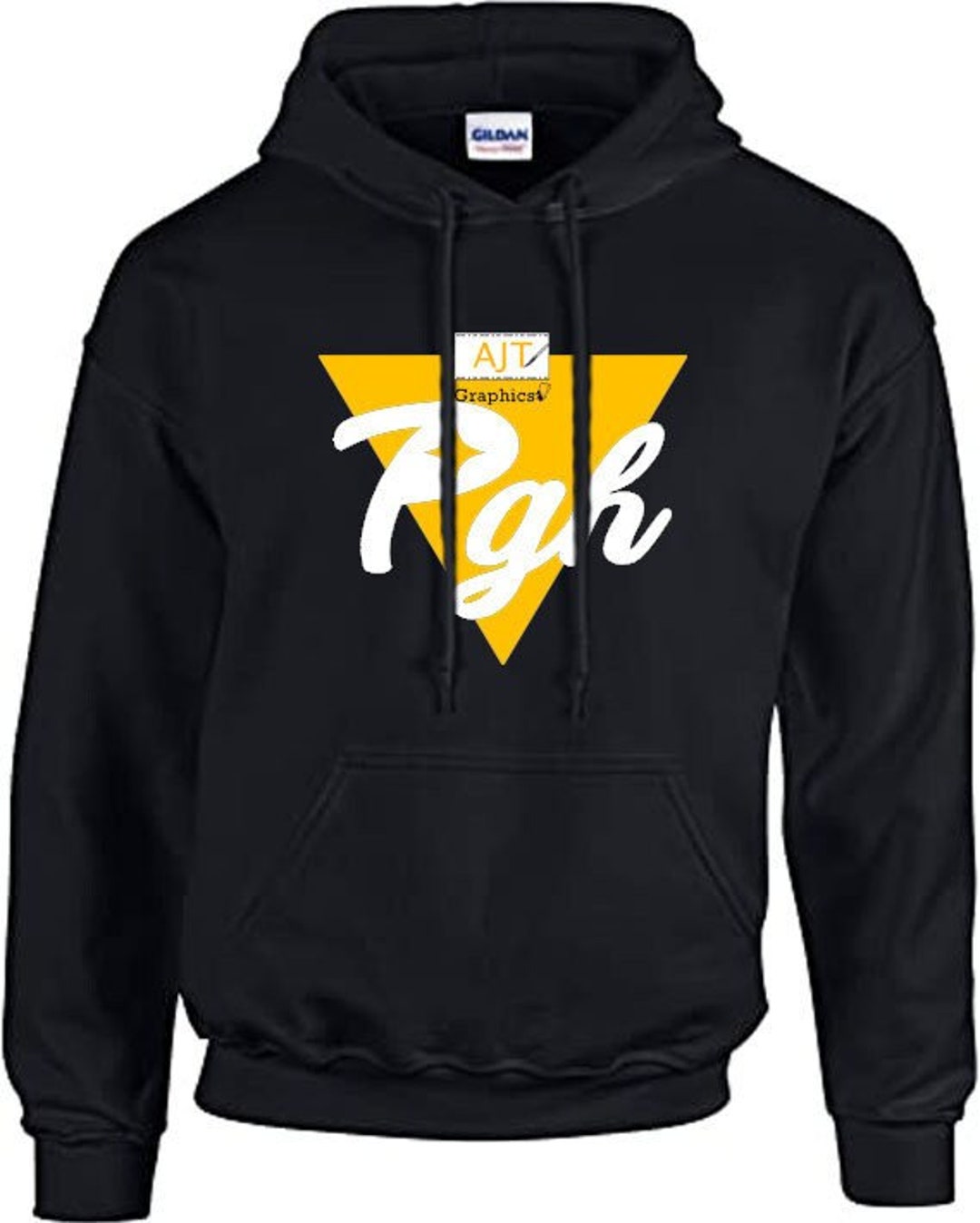 Pittsburgh PGH Golden Triangle Hoodie - Etsy