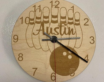Bowling Clock - Etsy