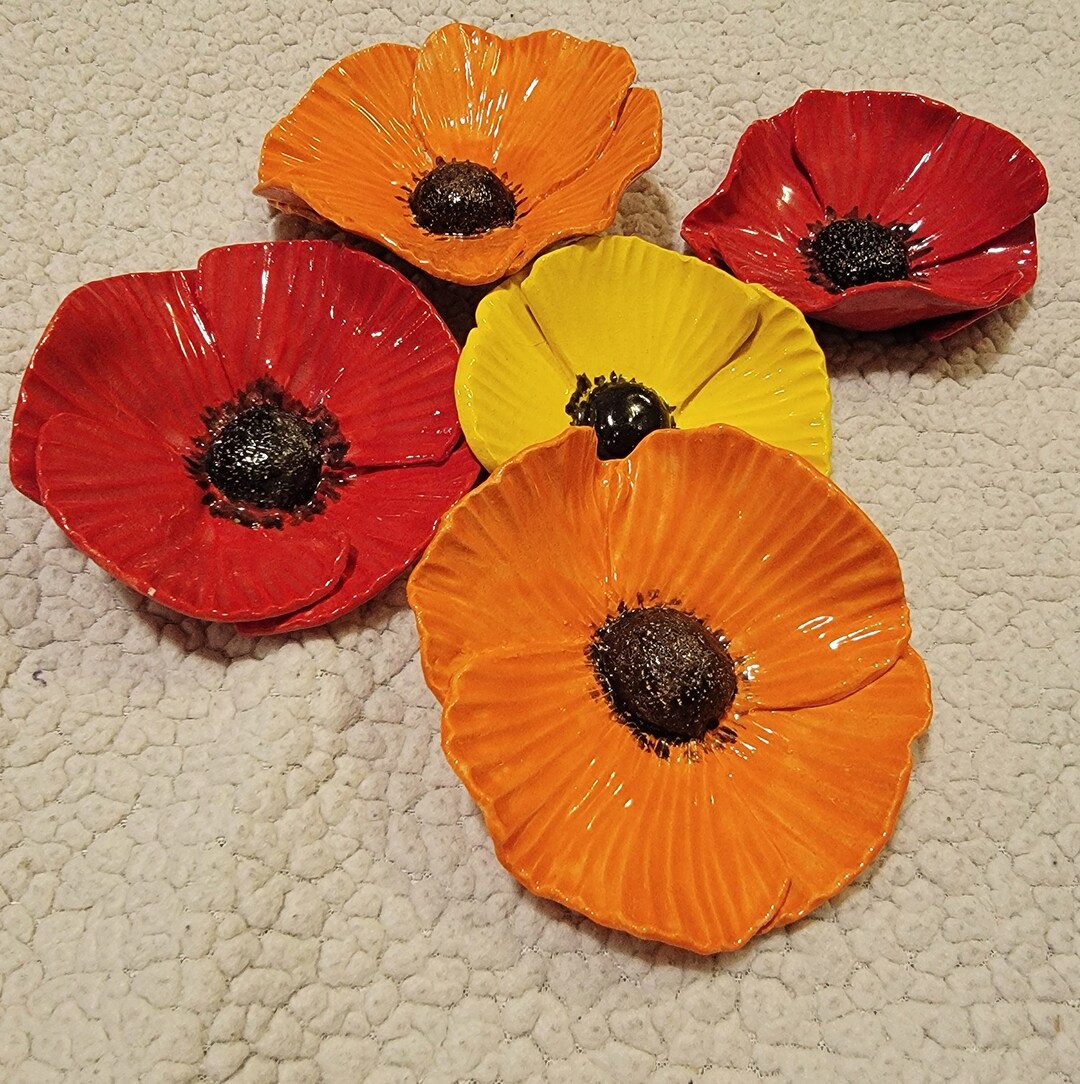 Mini Flower Plates - Etsy