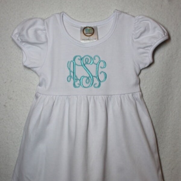 Monogram Baby Dress - Etsy