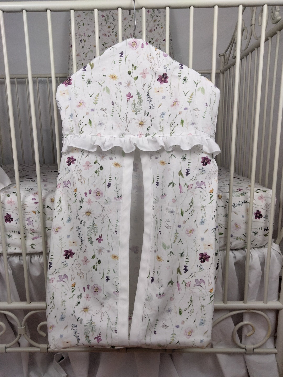 Watercolor Floral Wildflower Diaper Stacker Baby Girl Shower Gift Name ...