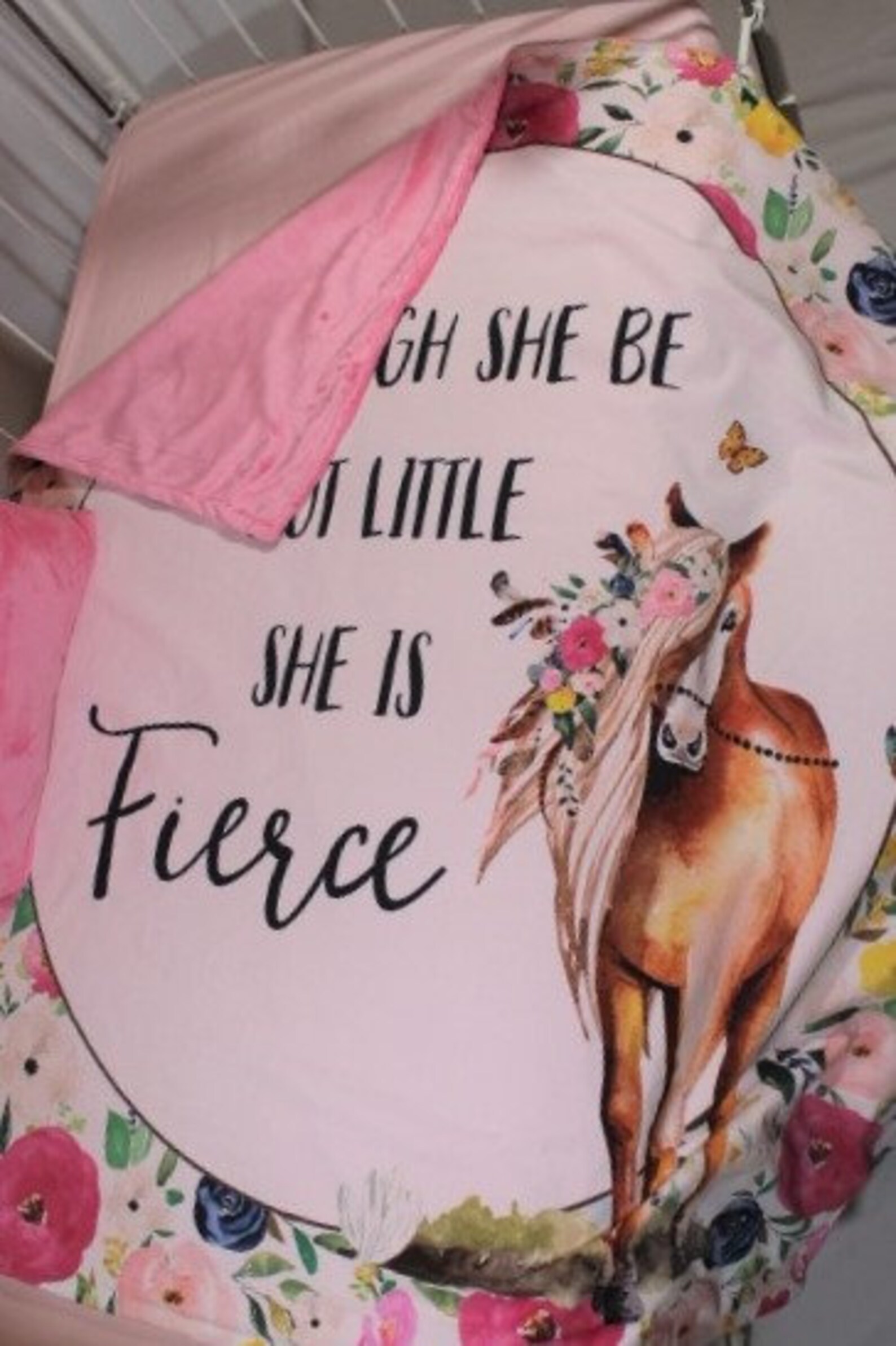 Girly Boho Pony Baby Crib Equestrian Pony Bedding - Etsy