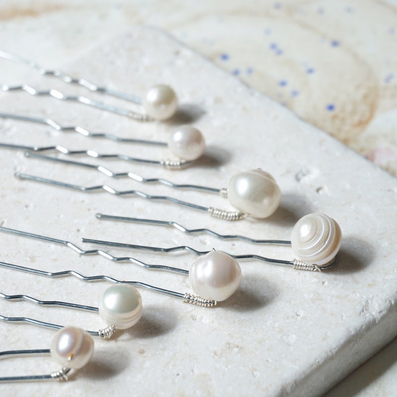 Pearl Hair Pins - Etsy