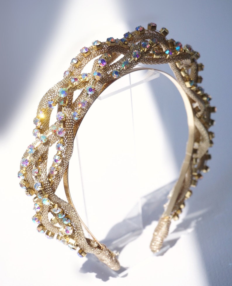 Gold Halo Crown, Halo Wedding Crown, Hellenistic Bridal Halo Crown ...