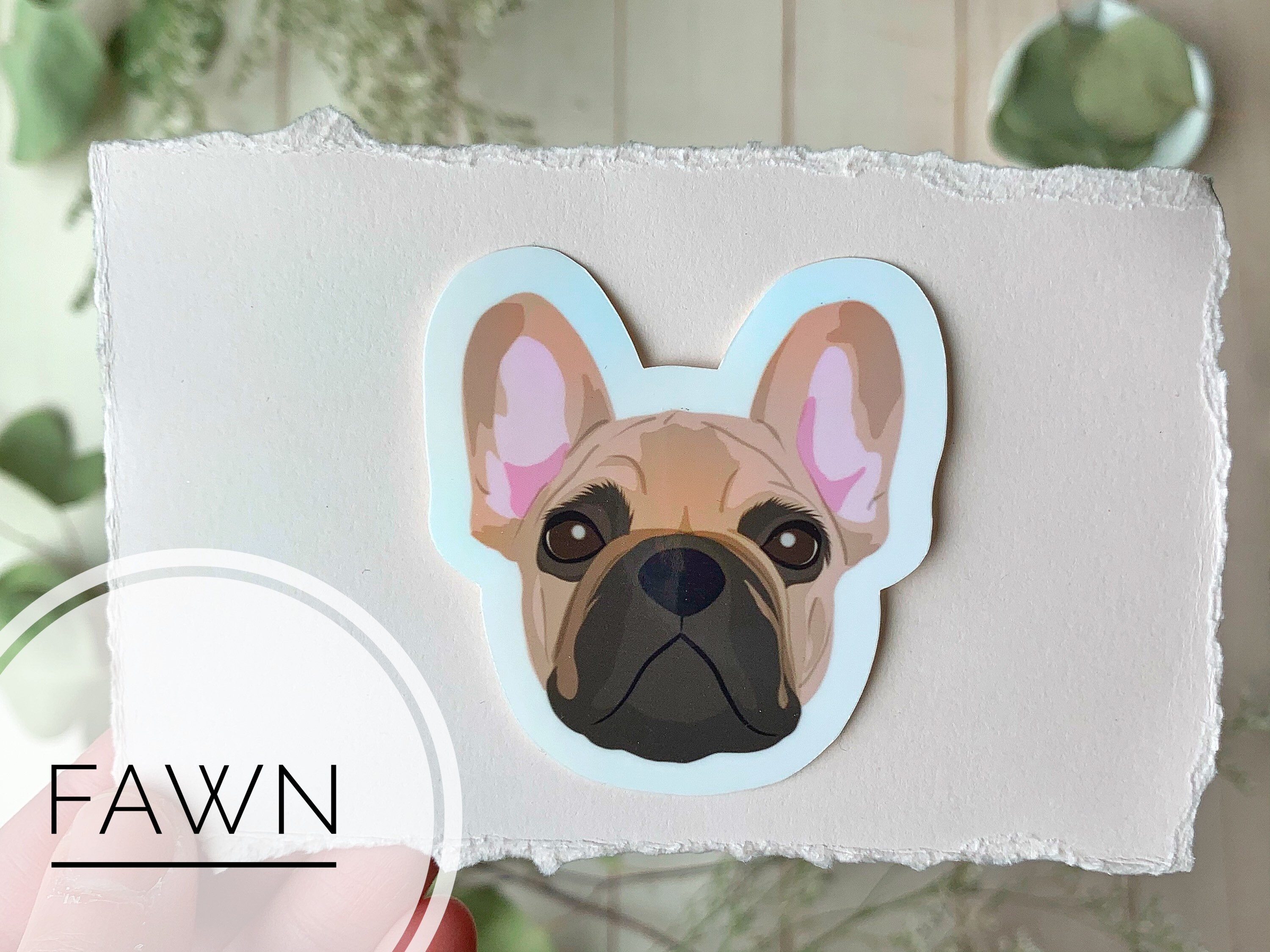 Waterproof French Bulldog Vinyl Stickers Frenchie Vinyl | Etsy