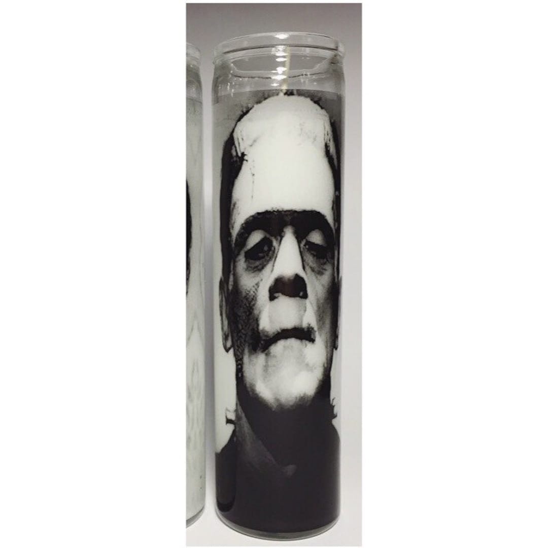 Frankenstein Monster Horror Prayer Candle - Etsy