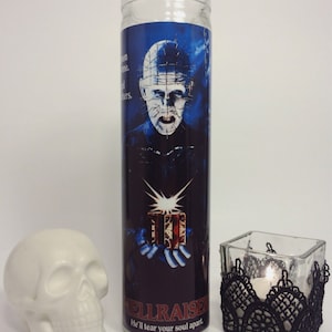Pinhead Hellraiser Prayer Horror Candle - Etsy