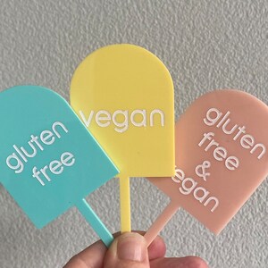 Dietary & Free From Food Display Signs - Etsy Australia
