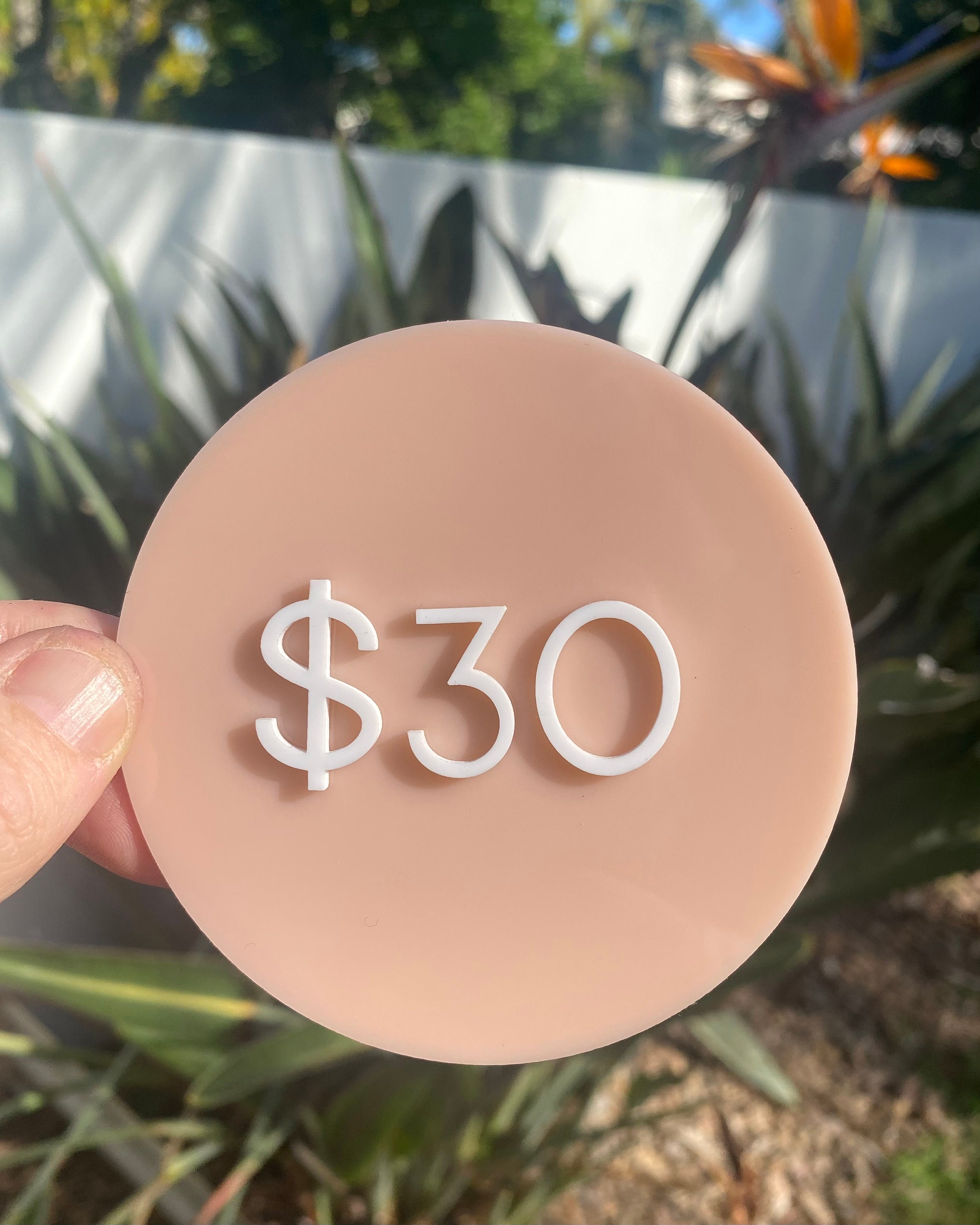 Acrylic Shaped Price Tags / Market Display / Prices / Shop Display - Etsy