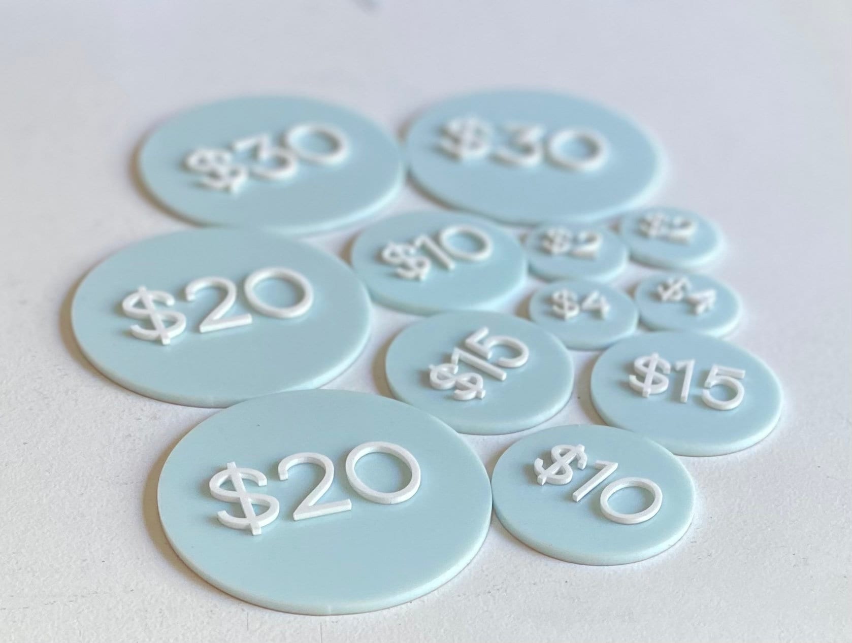 Acrylic Shaped Price Tags / Market Display / Prices / Shop Display - Etsy
