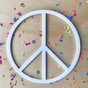Wall Decor Peace Sign-acrylic - Etsy