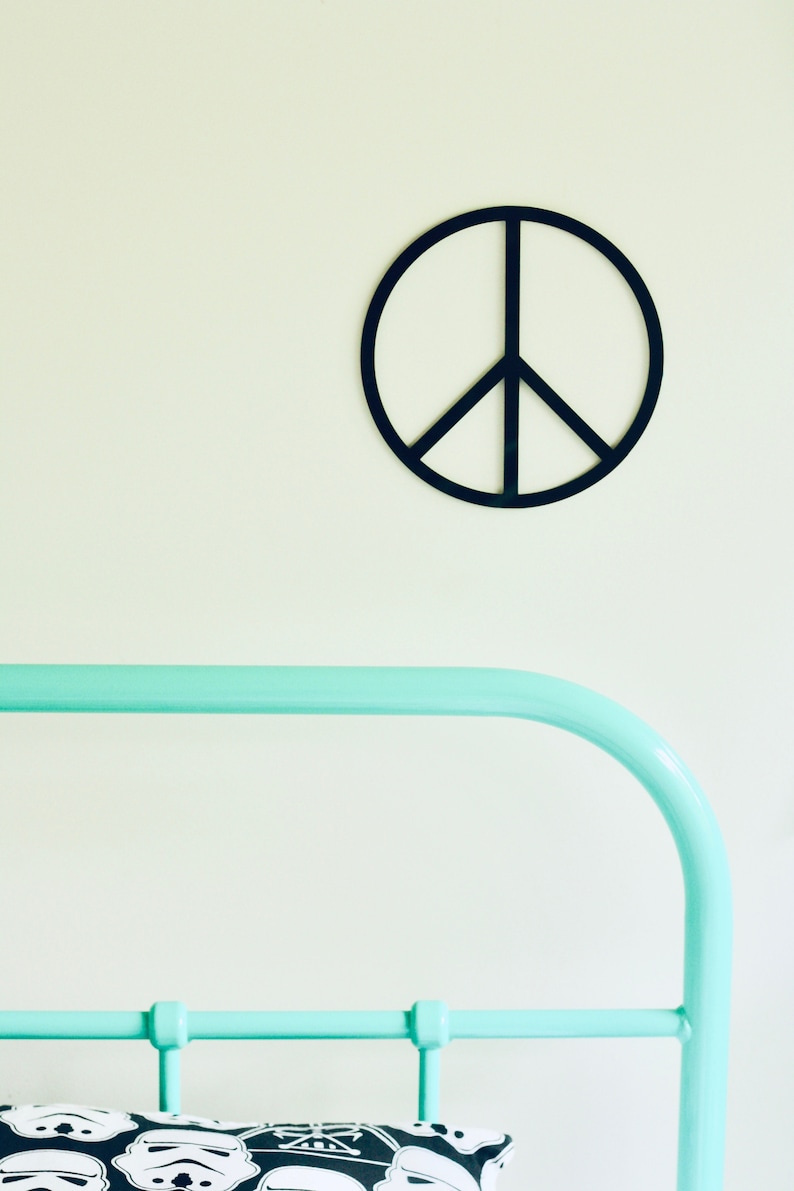 Wall Decor Peace Sign-acrylic - Etsy
