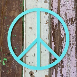 Wall Decor Peace Sign-acrylic - Etsy