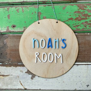 Personalised Wooden Kids Room/door Sign/room Signs - Etsy