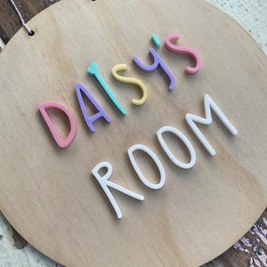 Personalised Wooden Kids Room/door Sign/room Signs - Etsy