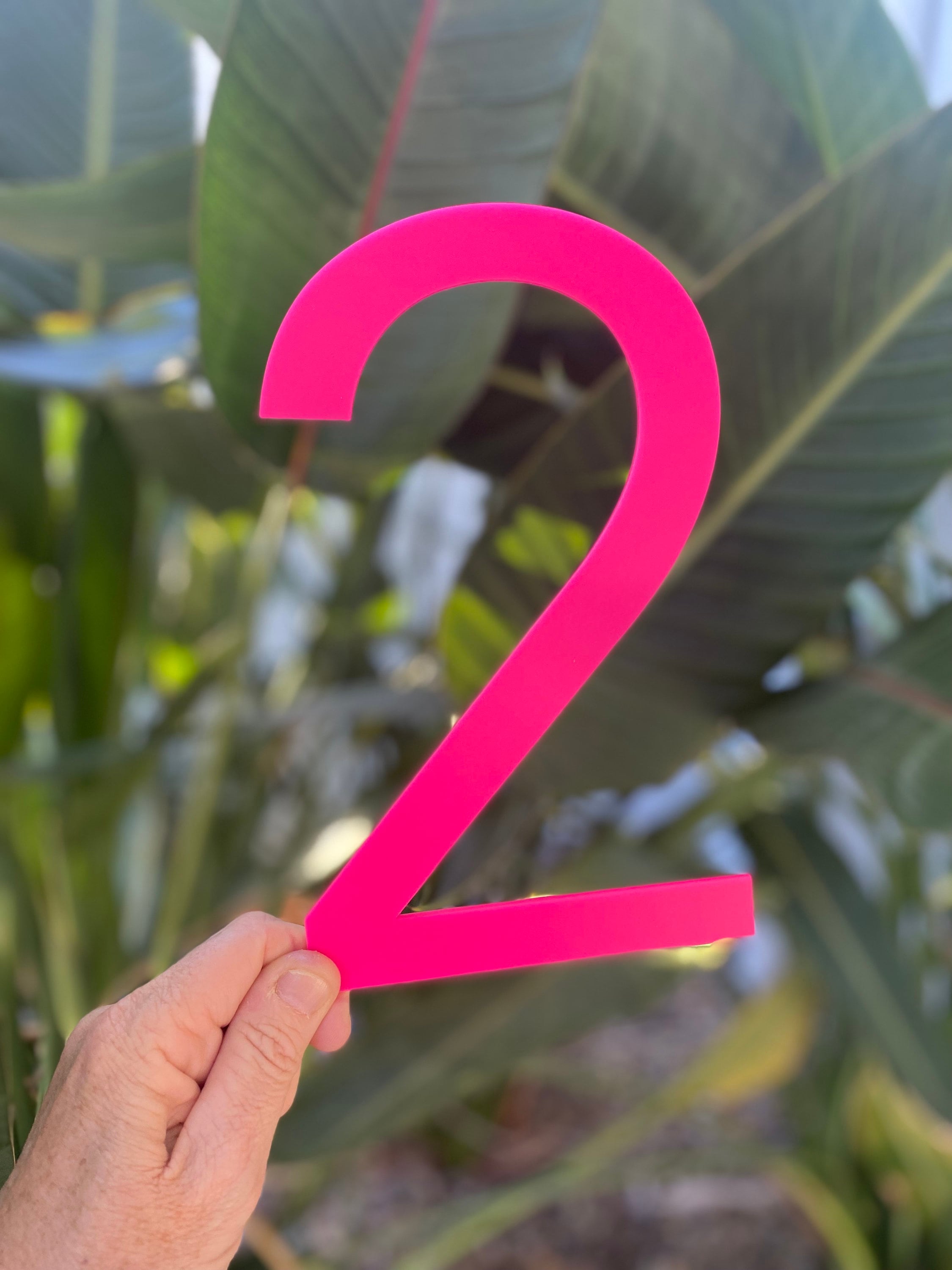 Large Acrylic House Numbers - Etsy