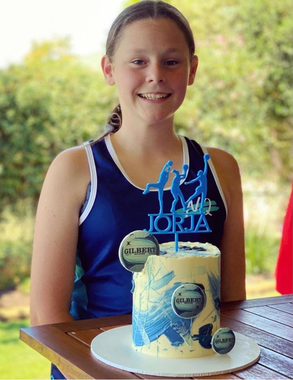 Personalised Netball Cake Topper - Etsy