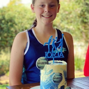Personalised Netball Cake Topper - Etsy