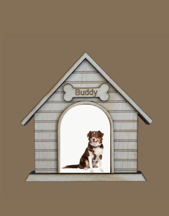 Personalised Dog House Photo Frame / Wall Hanging | Etsy