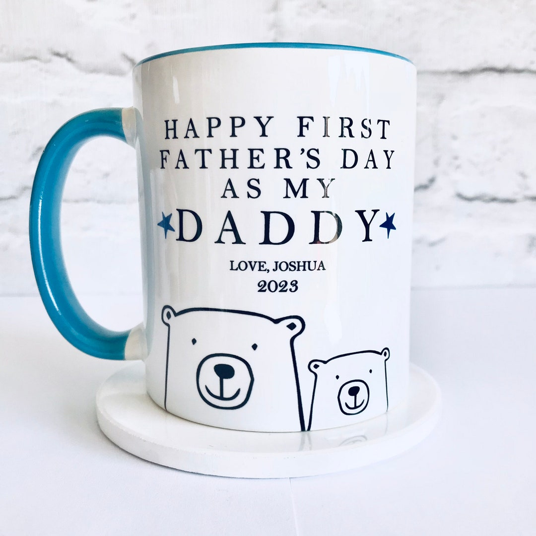 First Fathers Day Mug, Gift for New Dad, 1st Fathers Day Gifts, New ...