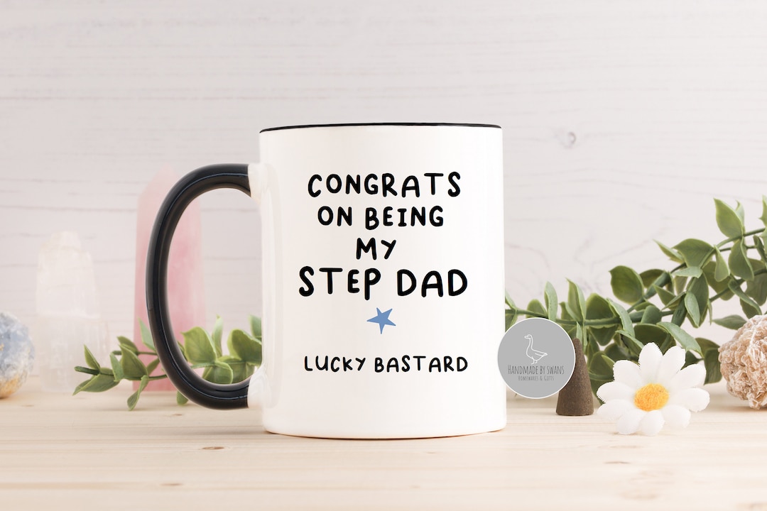 Funny Mug for Step Dad, Step Dad Birthday Gift, Funny Mug for Step Dad ...