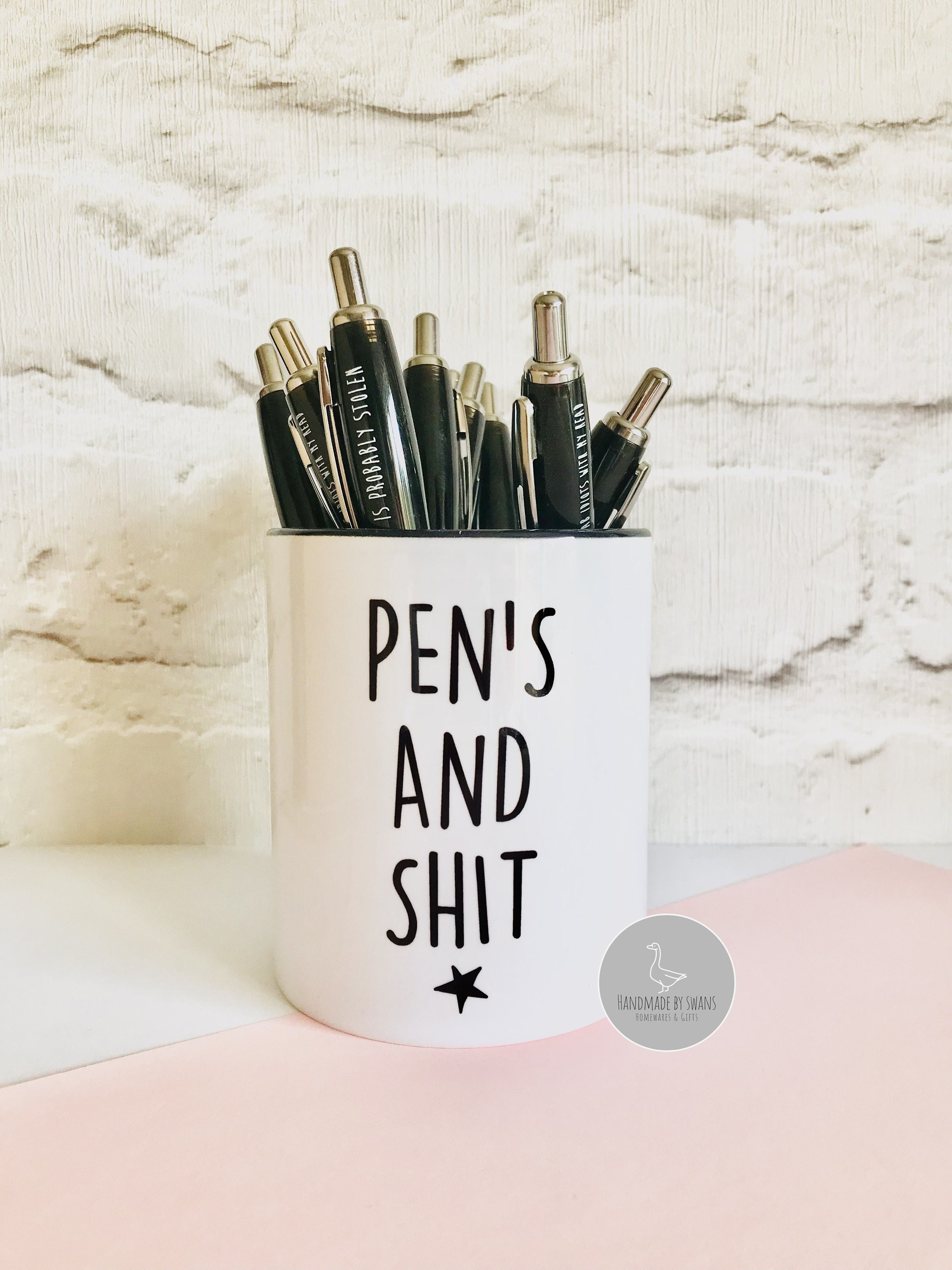 Funny Pencil Pot Rude Pencil Pot Desk Tidy Pen Pot Pen - Etsy UK