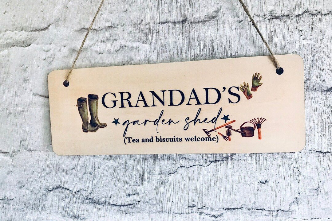 SECONDS Wooden Shed Sign, Workshop Sign, Garden Shed Sign, Greenhouse ...