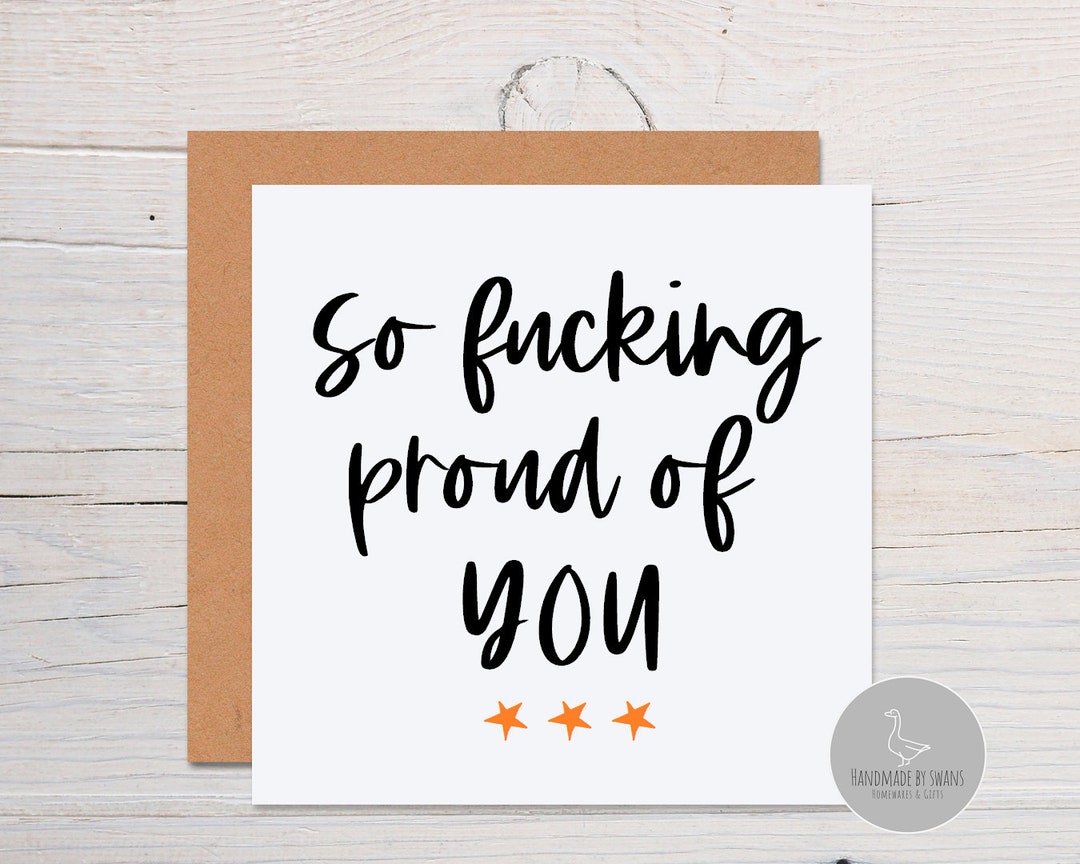 Rude Well done card, proud of you card, passing exam card, funny well ...