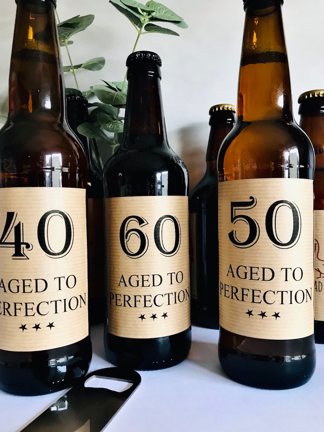 Personalised Happy Birthday Beer Label, Birthday Beer Label, Milestone ...