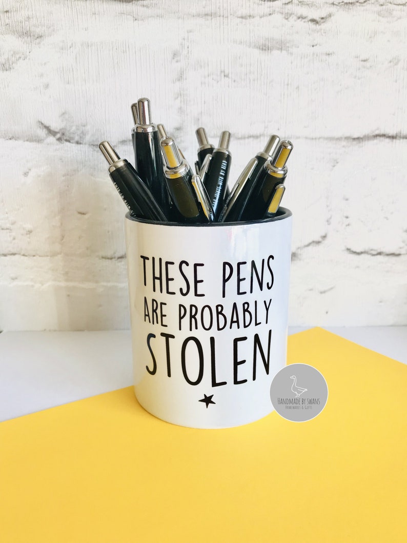 Funny Pencil Pot Rude Pencil Pot Desk Tidy Pen Pot Pen | Etsy