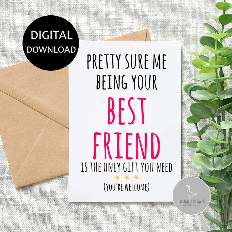 Best Friend Cards - Etsy